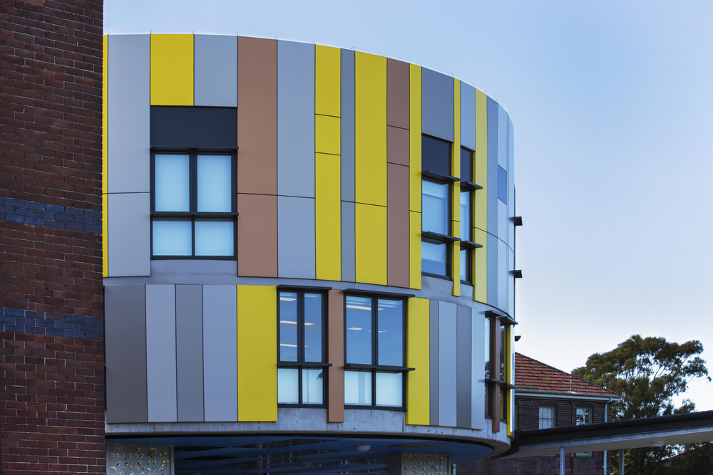 Außergewöhnliche Architektur für Randwick Schule - EQUITONE
