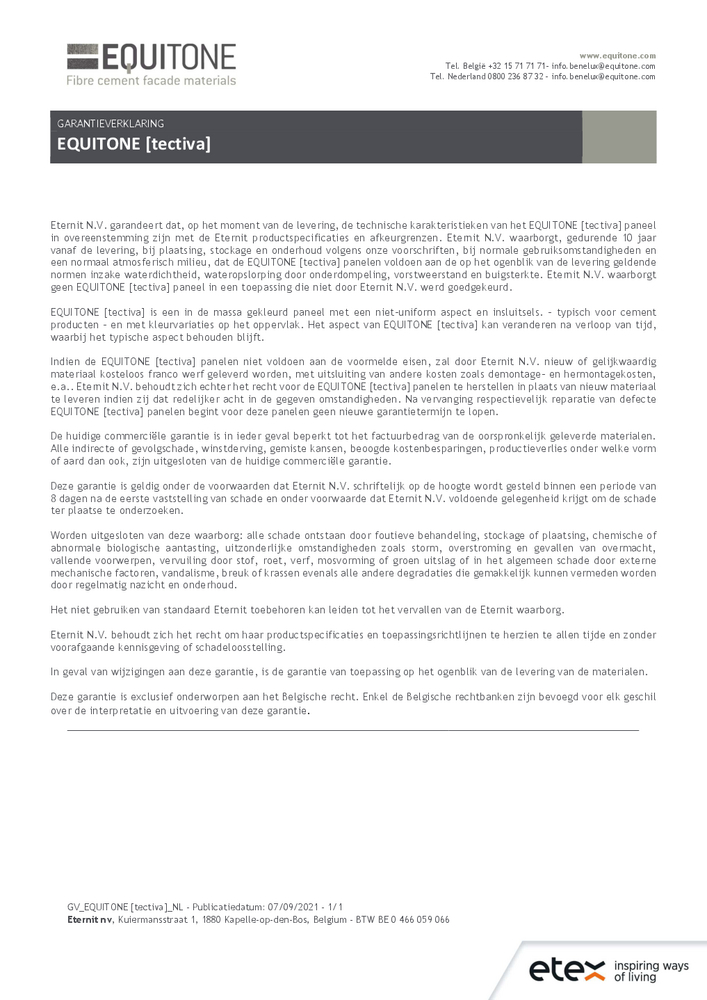 Documenten - EQUITONE