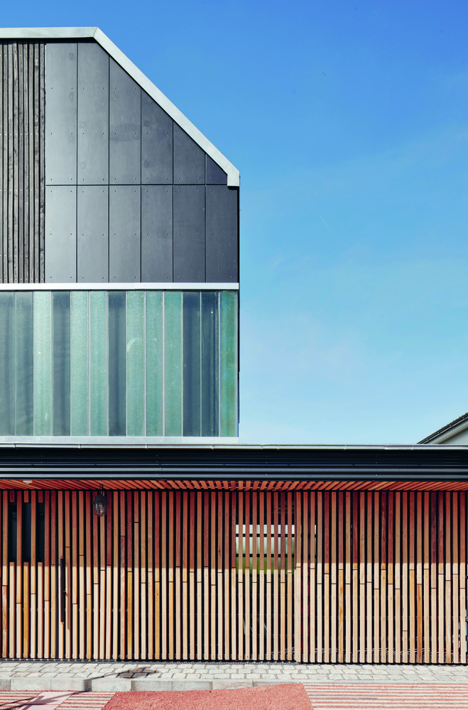 EQUITONE: Recycling House Hanover, German, Innovative Design - EQUITONE