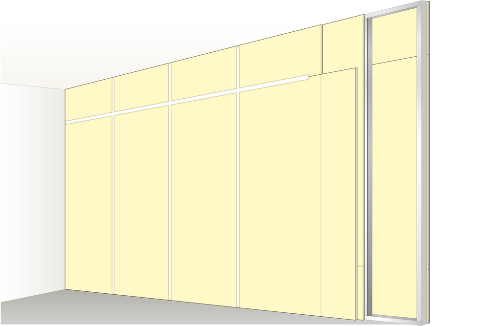 Cloison PROMATECT®-100 - Type 98/48 - EI 120 - Sans isolation - Promat ...