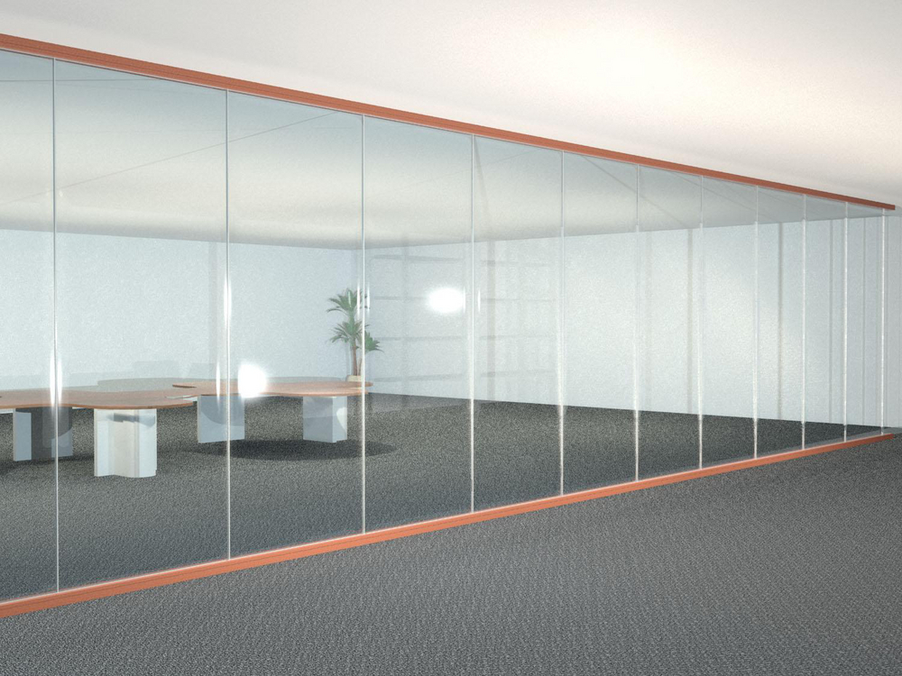 Cloison vitrée Promat®-SYSTEMGLAS 60 - Châssis bois - Joints verticaux ...