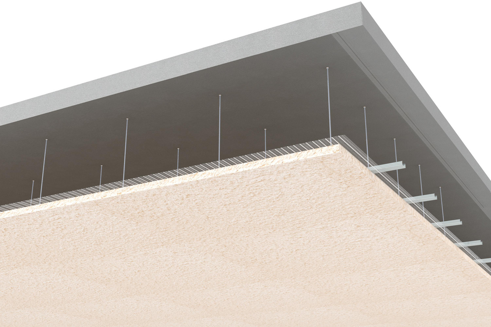 Membrane horizontale PROMASPRAY®-P300 - Sous plancher acier et poutres ...