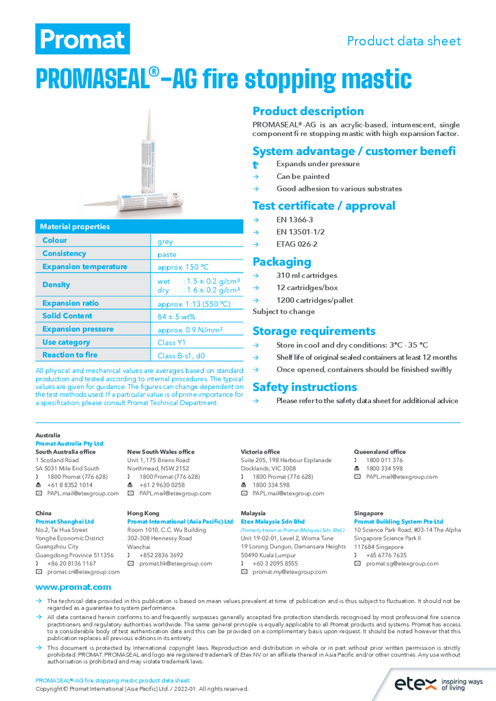 Documentation - Promat Singapore