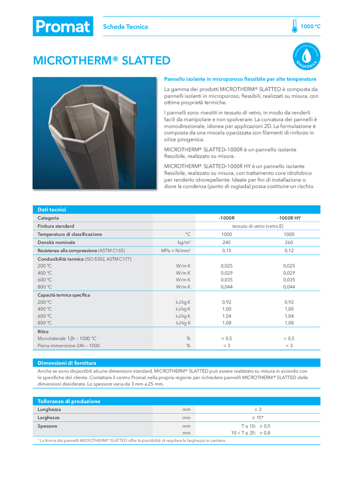 Documentazione per i tuoi Progetti | Promat - Promat