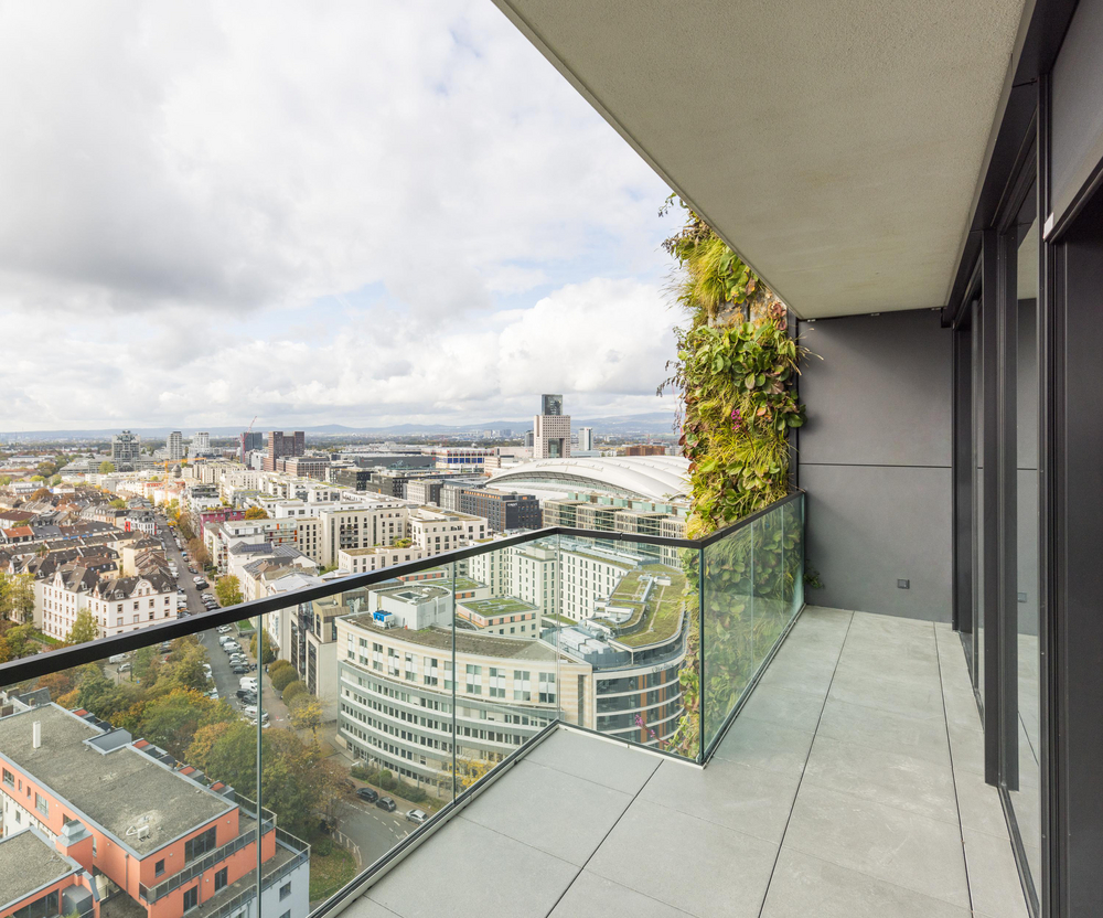 "Eden Tower Frankfurt - architektonische Fassade - EQUITONE