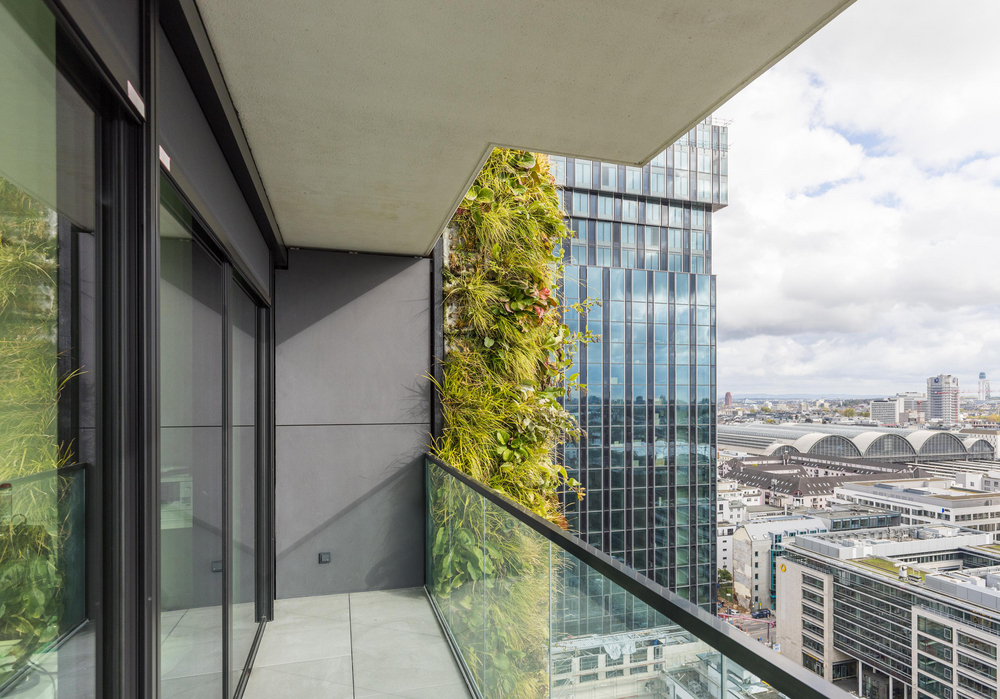 "Eden Tower Frankfurt - architektonische Fassade - EQUITONE