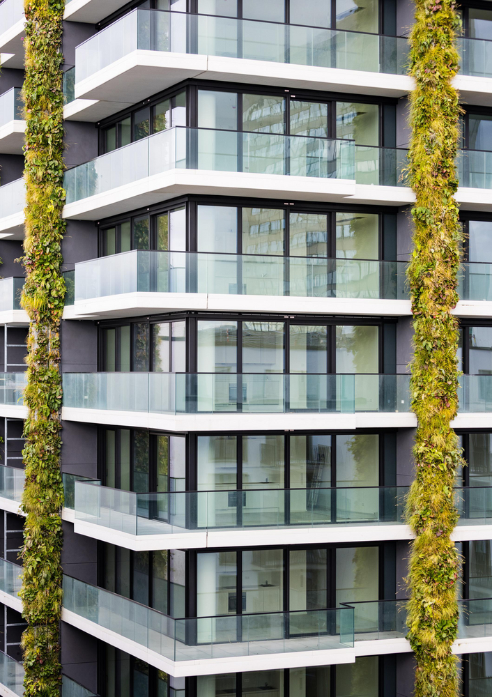"Eden Tower Frankfurt - architektonische Fassade - EQUITONE