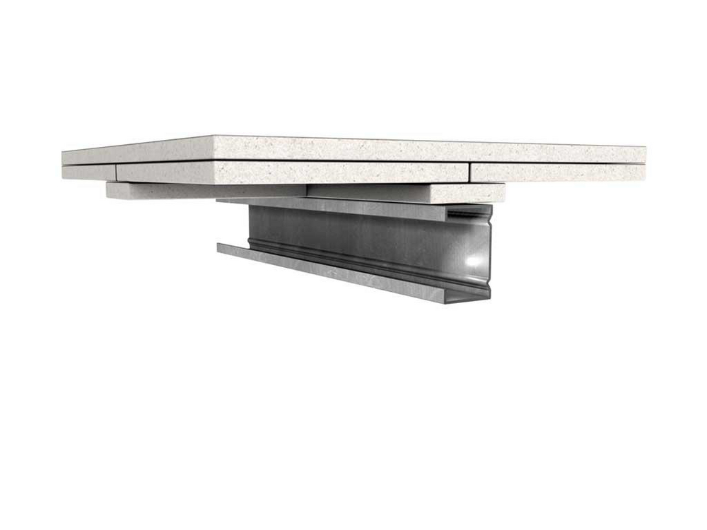 FRL -/120/120 Self-supporting membrane ceiling with PROMATECT®-100 2 x ...