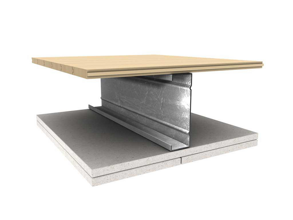 FRL 120/120/120 Ceiling under steel frame timber floor with PROMATECT ...