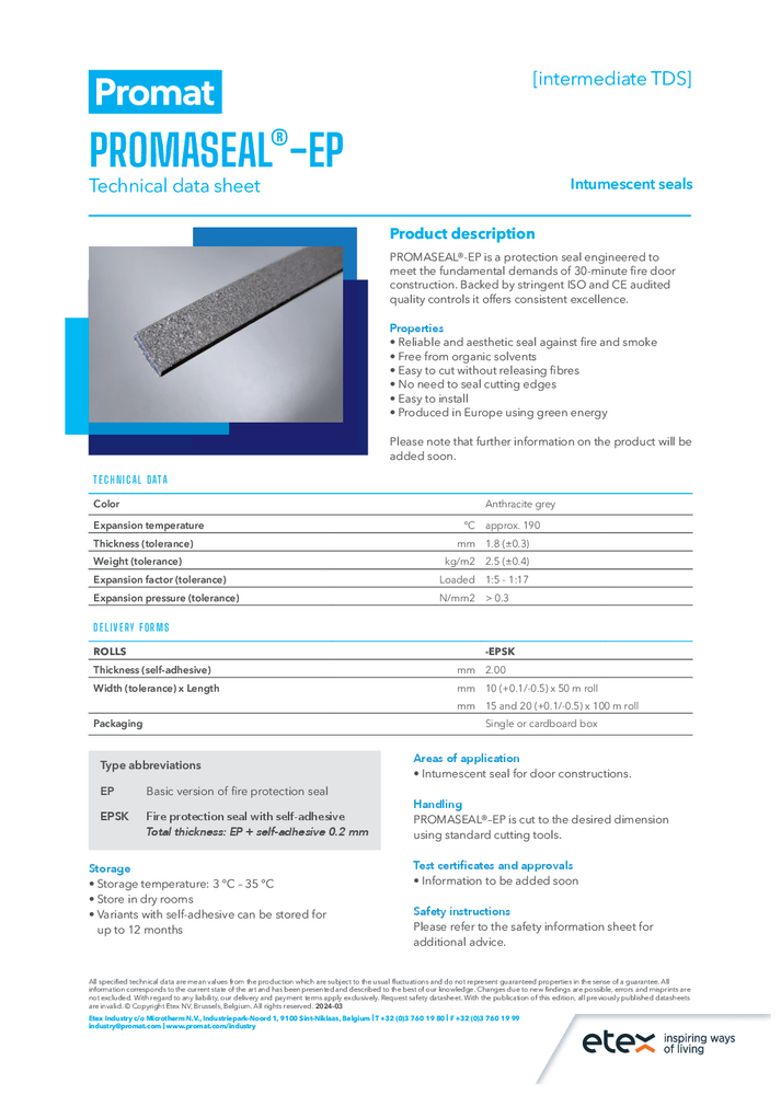 Documentation - Promat