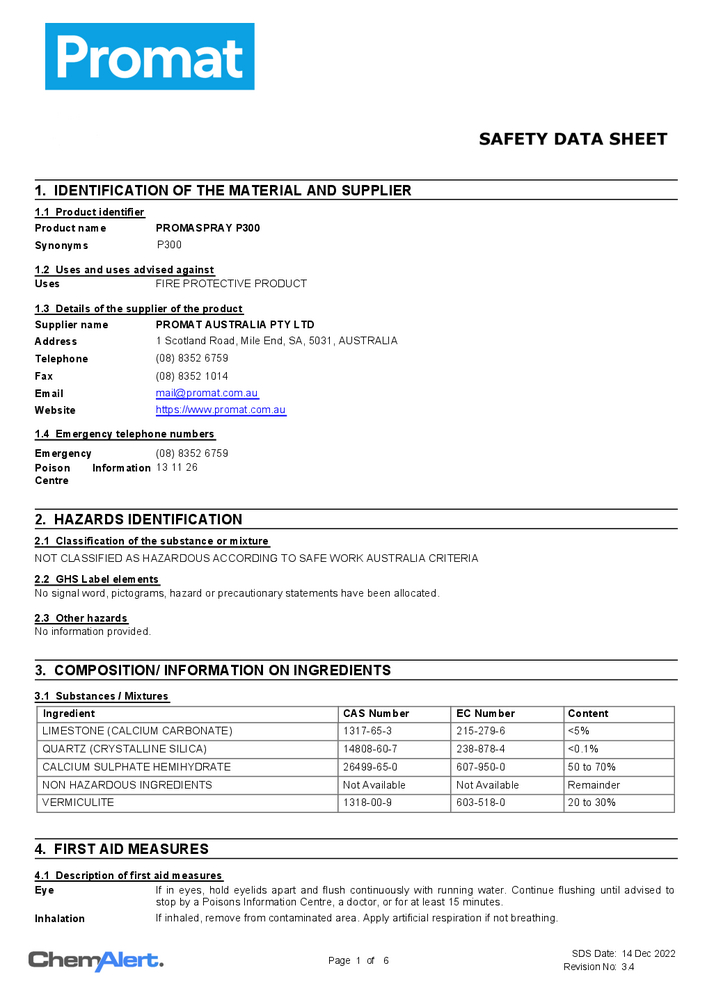 Documentation - Promat